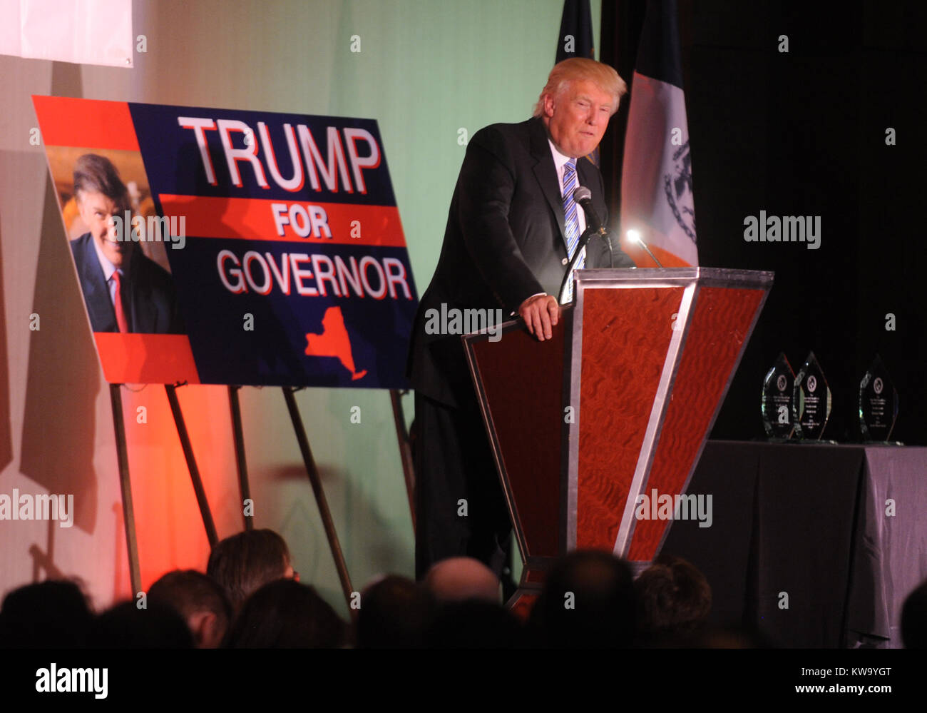 NEW YORK, NY - FEBRUARY 12: Real estate executive Donald J. Trump ...