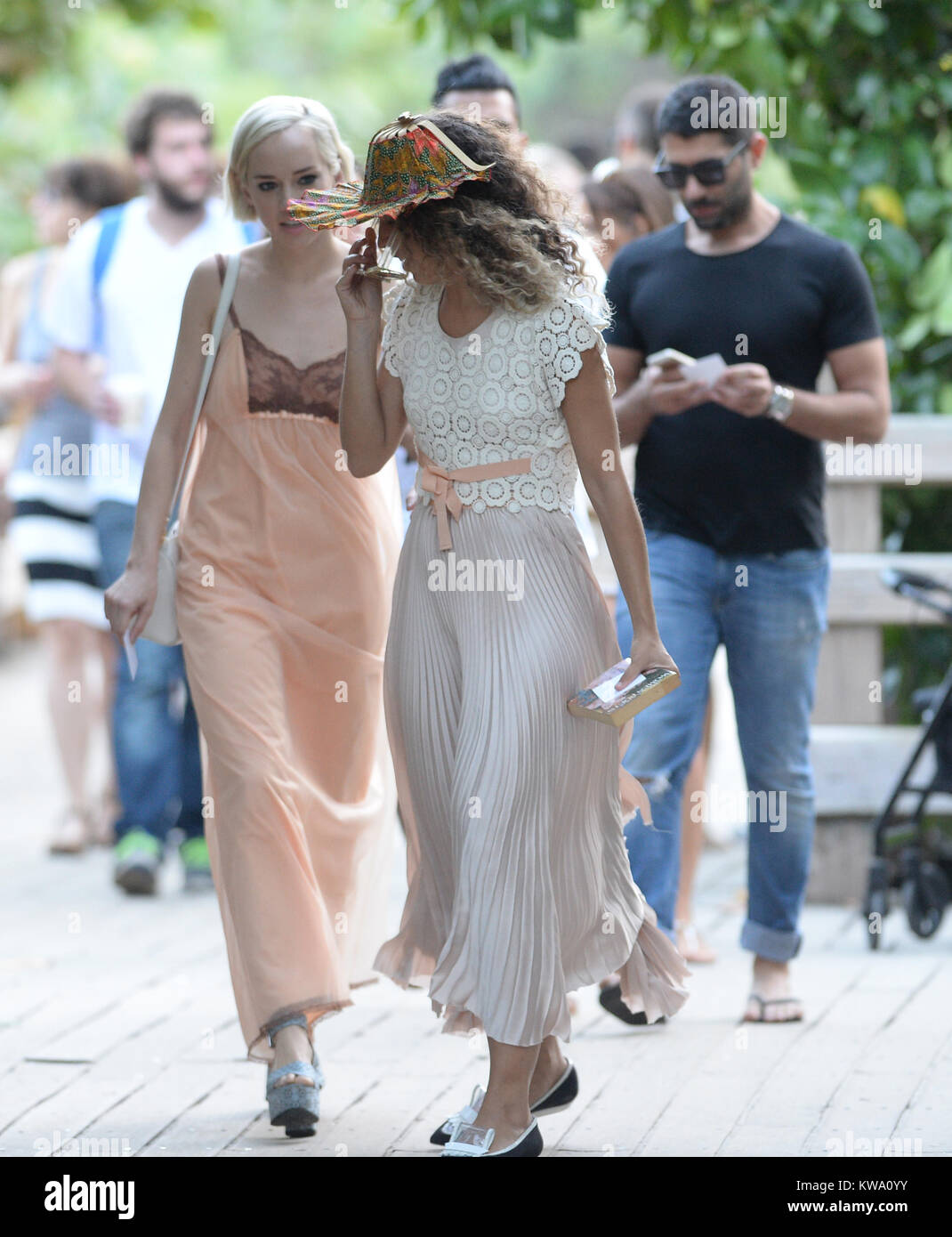 MIAMI, FL - DECEMBER 10: Violinist Caitlin Moe spotted on Southbeach on ...