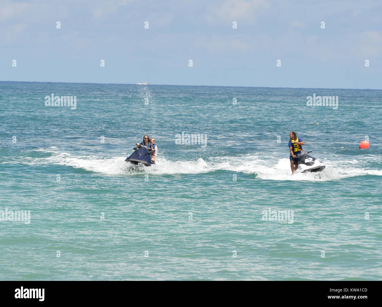 Miami Fl August 02 Chloe Grace Moretz Was Spotted Jet Skiing On August 2 2014 In Miami