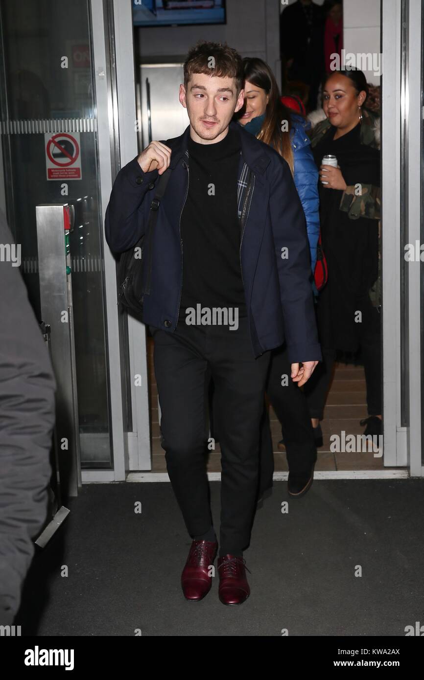 Clean Bandit seen leaving Radio 2 Featuring: Luke Patterson Where ...