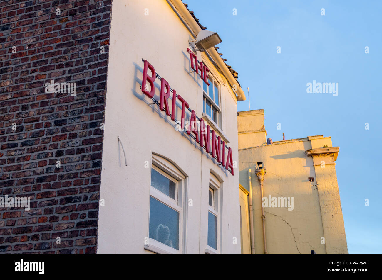Exterior of Britannia Inn, Boston, Lincolnshire, England Stock Photo ...
