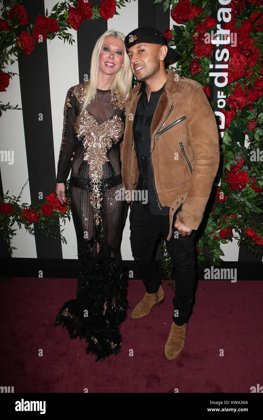 LAND of distraction Launch - Arrivals Featuring: Tara Reid, Ted Dhanik ...