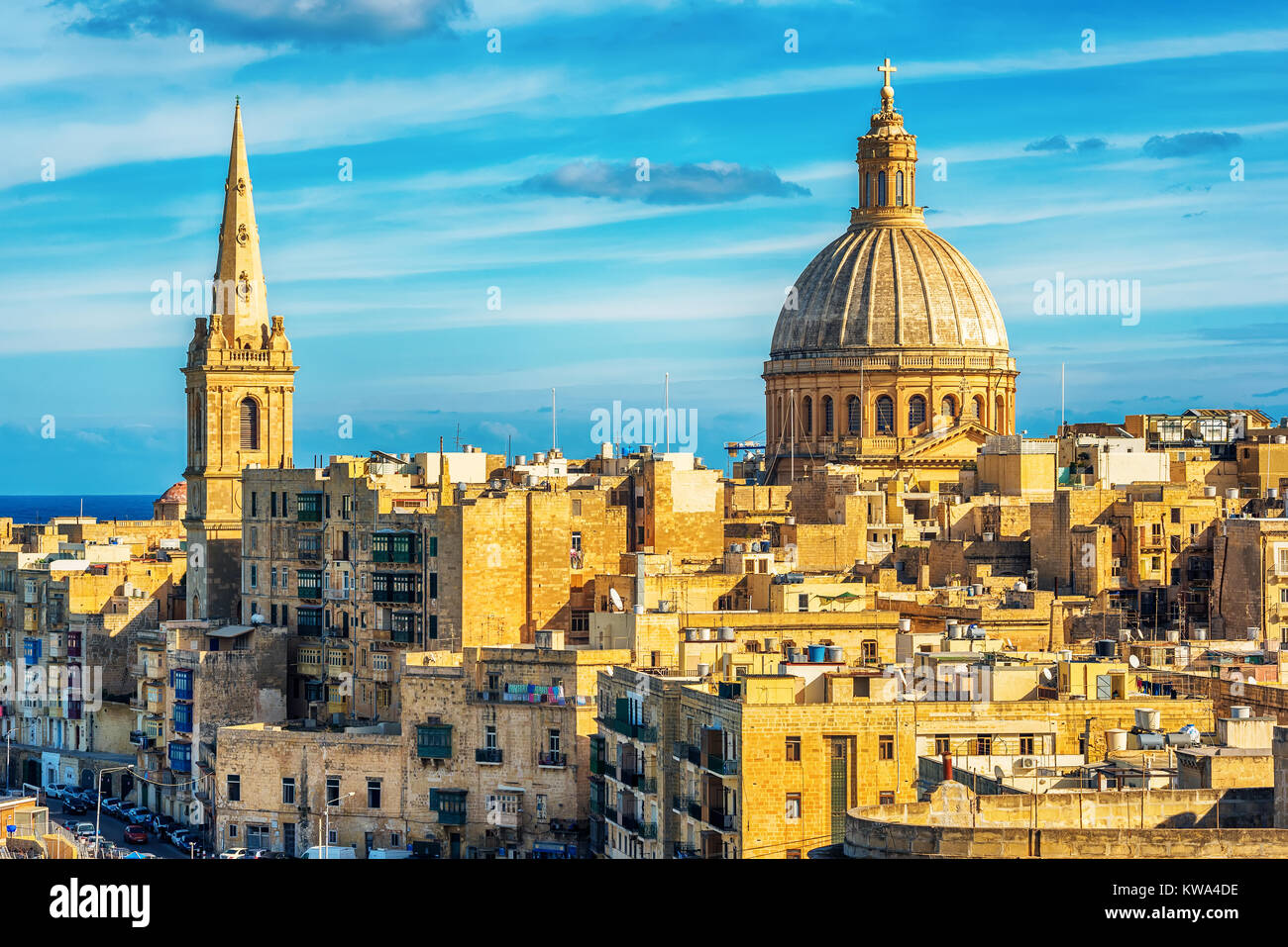 Valletta malta aerial hi-res stock photography and images - Alamy