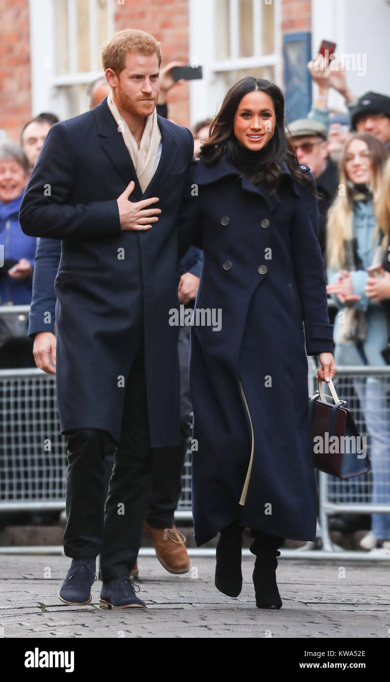 Prince Harry and Meghan Markle attend the Terrence Higgins Trust ...