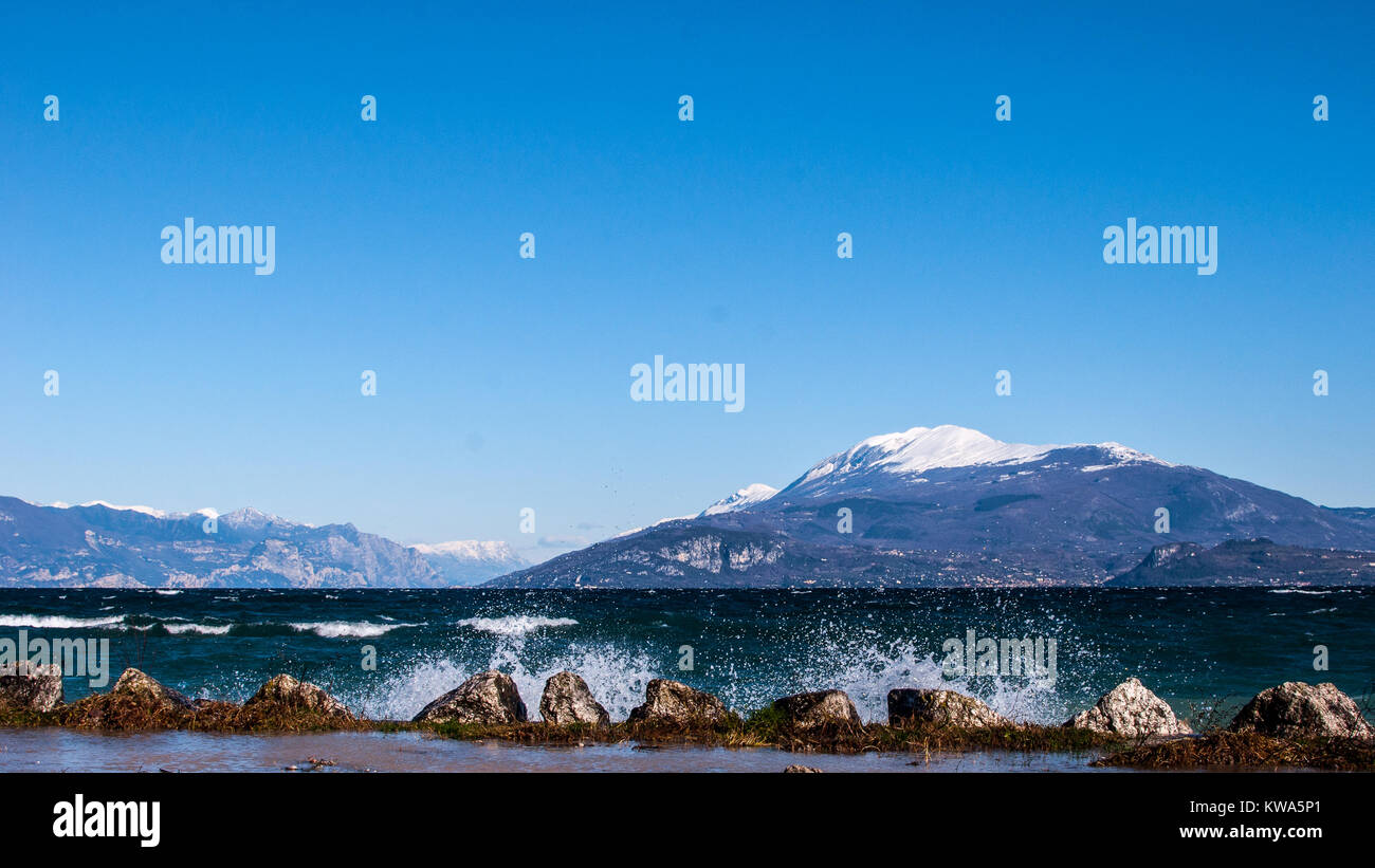 Windy day lake garda High Resolution Stock Photography and Images - Alamy