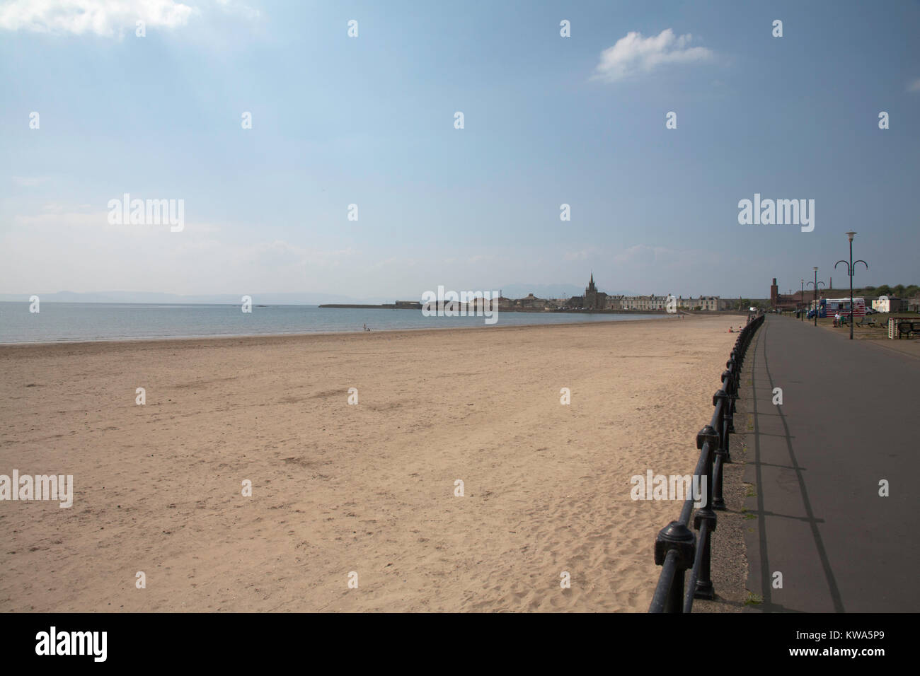 The Beach at Ardrossan South Beach Ardrossan Ayrshire Scotland Stock ...