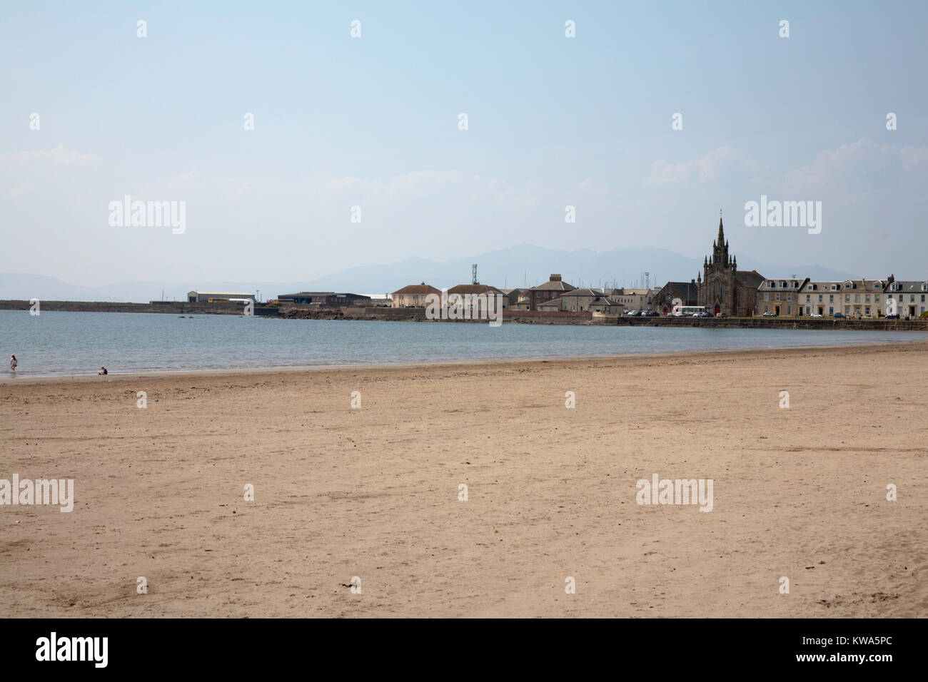 The Beach at Ardrossan South Beach Ardrossan Ayrshire Scotland Stock ...