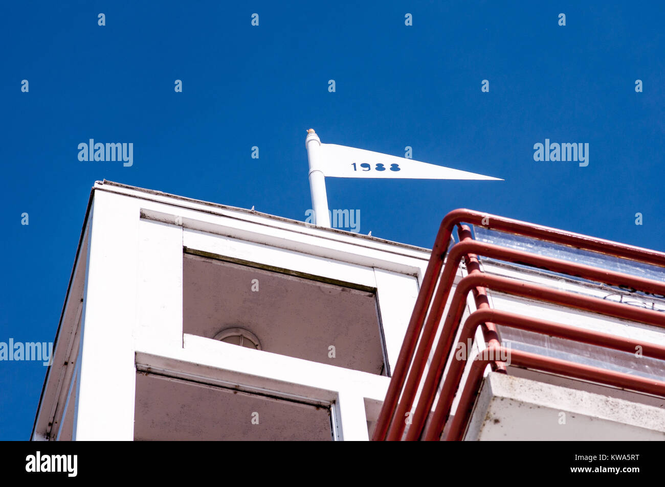 Modern watchtower, details Stock Photo - Alamy