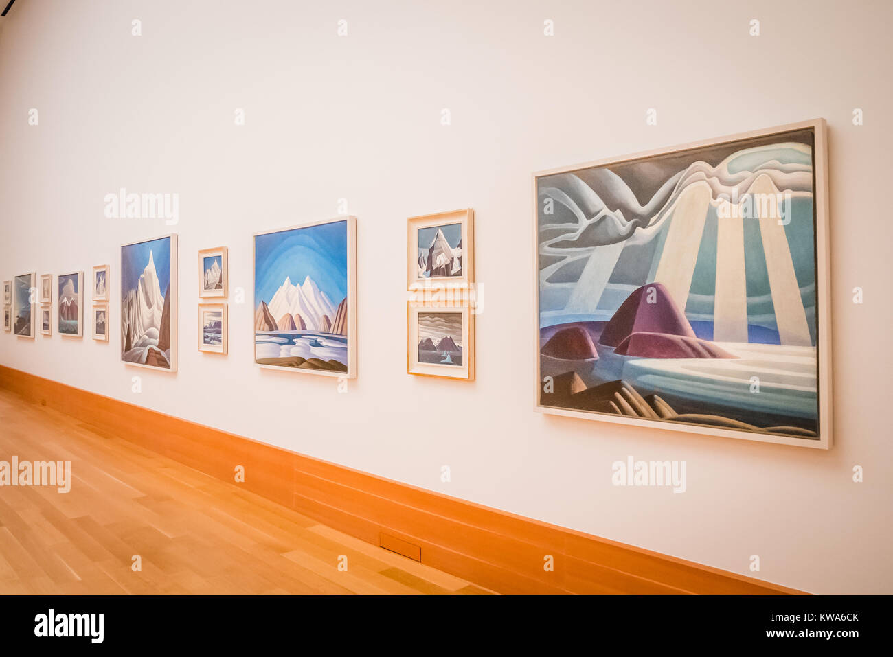 canadian art work of lawren harris Stock Photo - Alamy