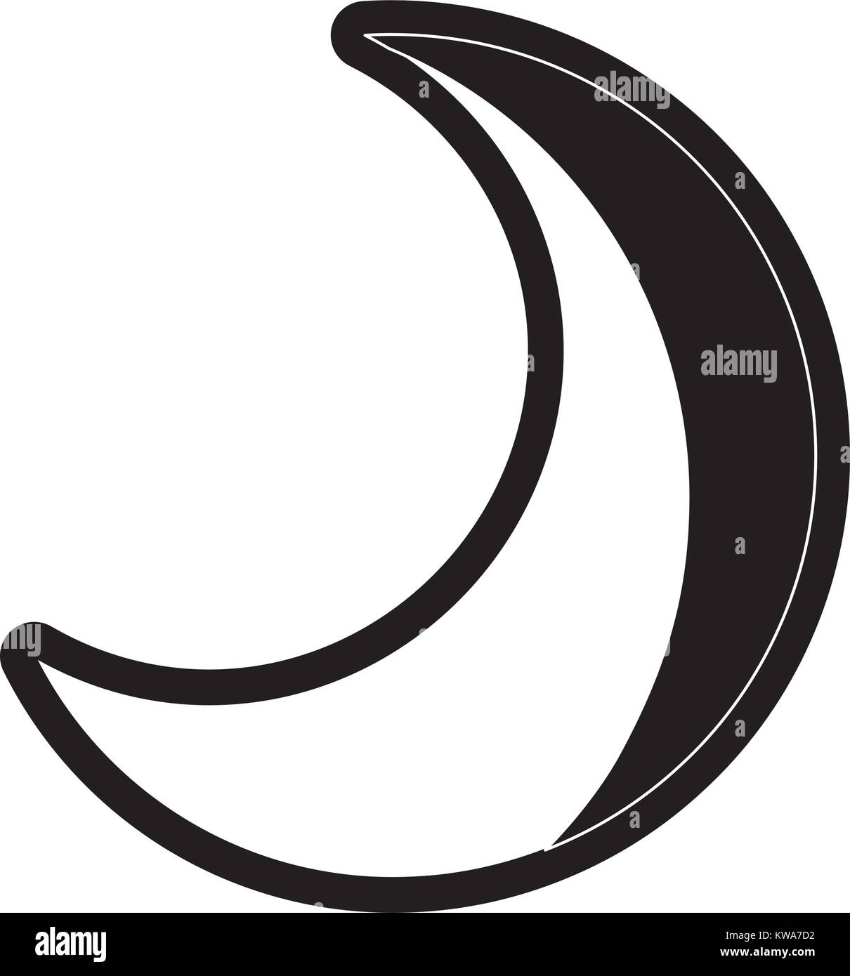 First quarter phase Stock Vector Images - Alamy