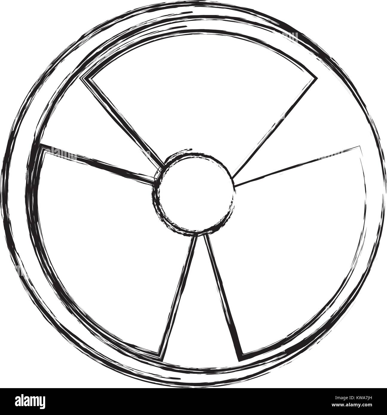 Nuclear danger symbol cartoon Stock Vector Image & Art - Alamy