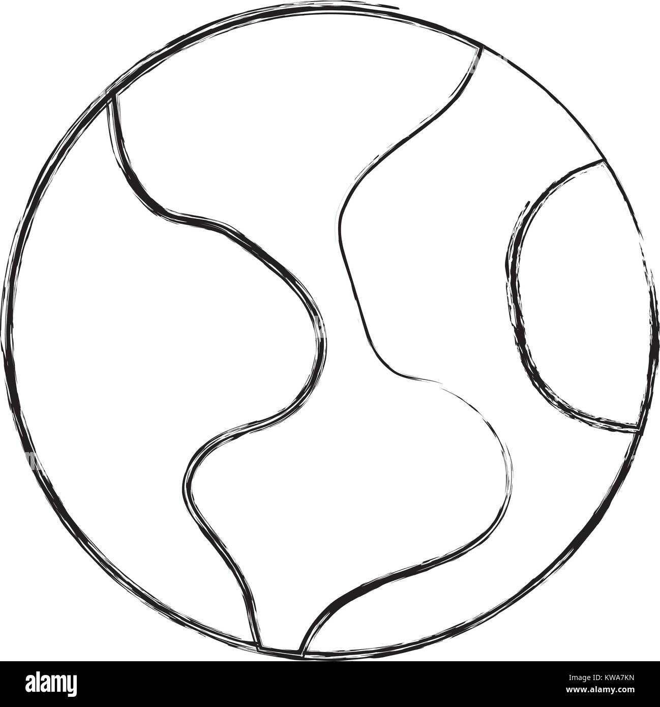 Earth world symbol cartoon Stock Vector Image & Art - Alamy