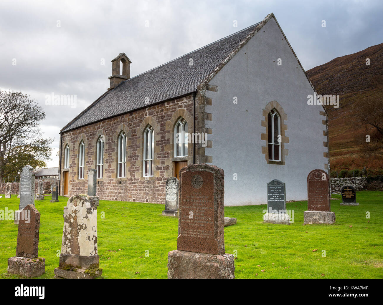 Clachan Church, Applecross Wester Ross Scotland Stock Photo - Alamy