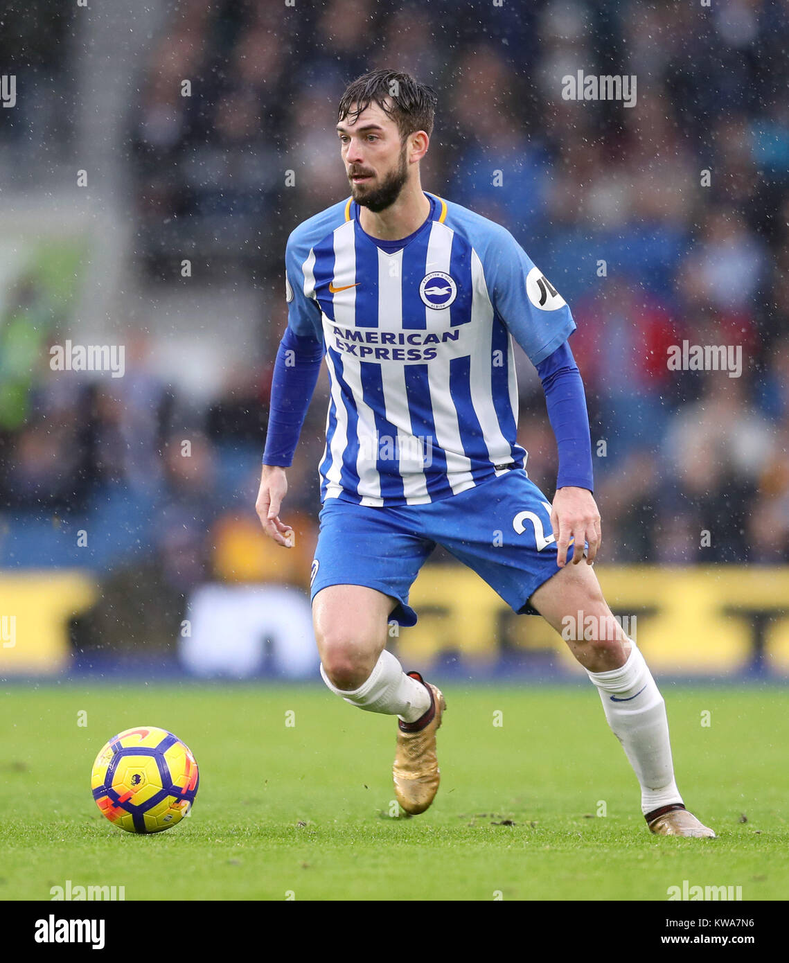 Brighton & Hove Albion's Davy Propper during the Premier League match ...