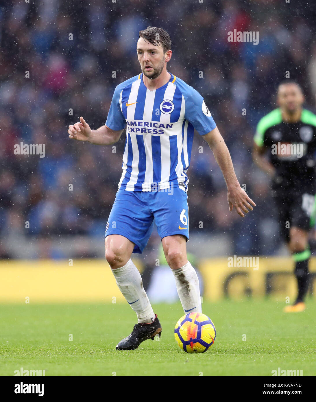 Brighton & Hove Albion's Dale Stephens during the Premier League match ...