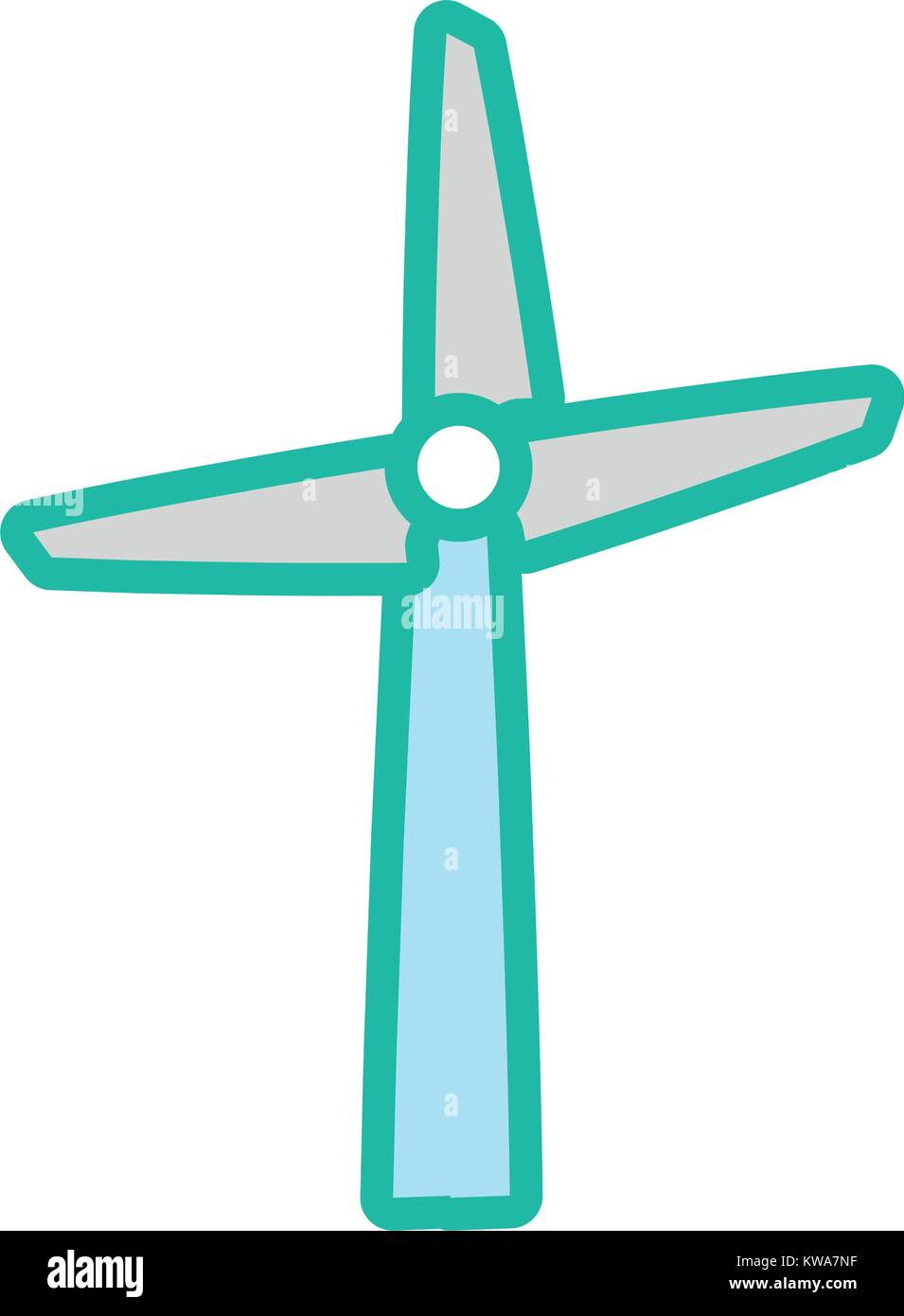 Wind turbine energy cartoon Stock Vector Image & Art - Alamy