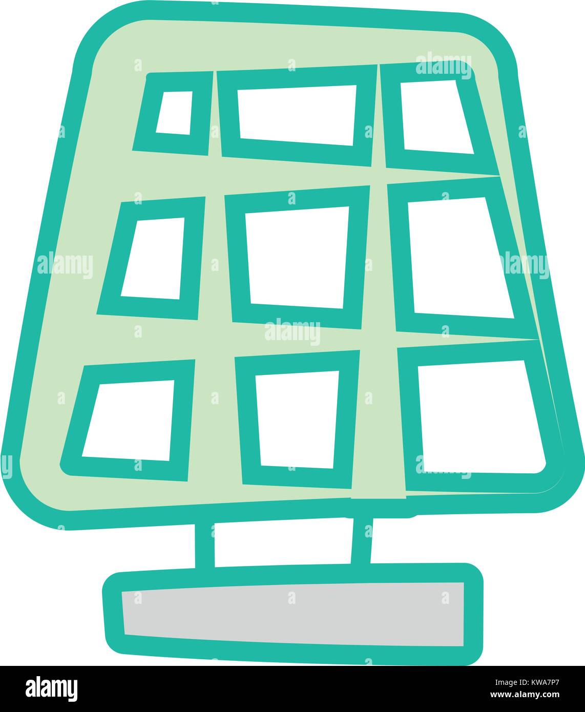 Solar panel energy cartoon Stock Vector Image & Art - Alamy