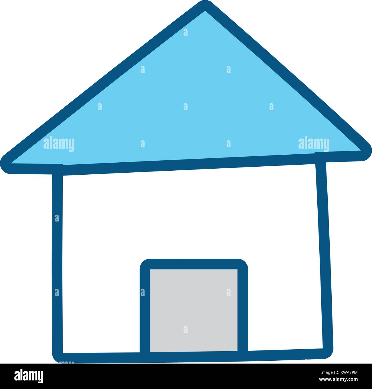 House real estate symbol cartoon Stock Vector Image & Art - Alamy
