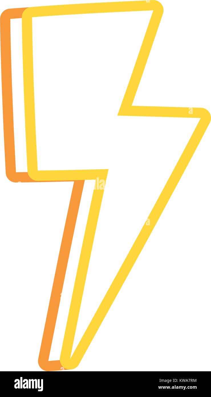 Ray energy symbol cartoon Stock Vector Image & Art - Alamy