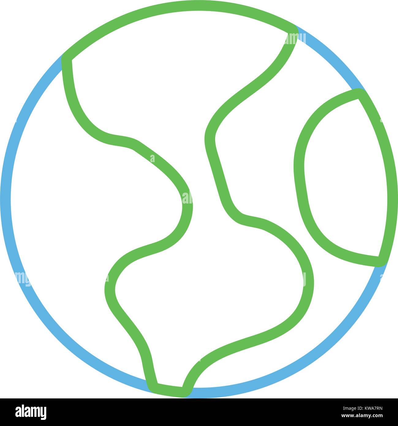 Earth world symbol cartoon Stock Vector Image & Art - Alamy