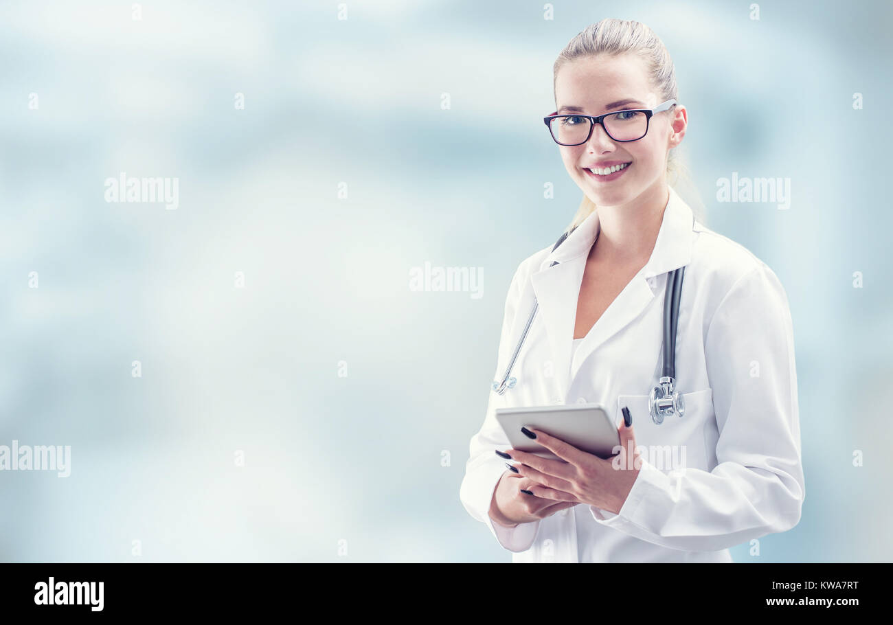 Professional woman doctor in face hi-res stock photography and images ...