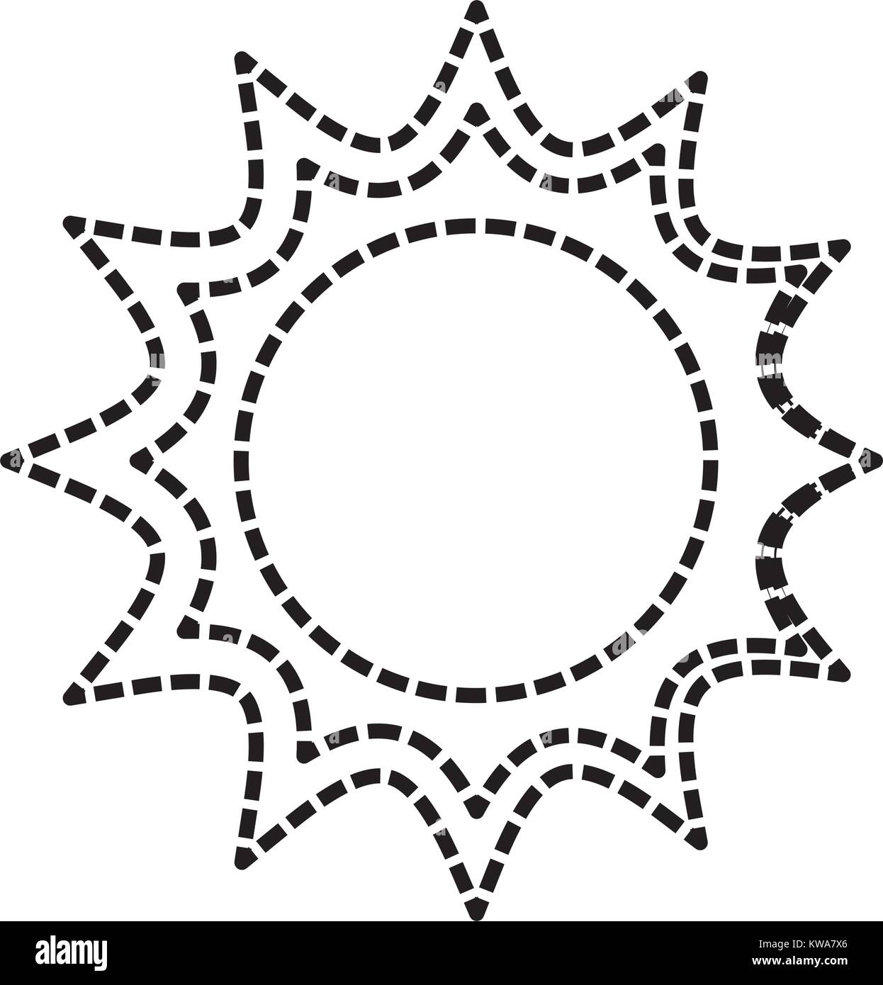 Sun isolated symbol cartoon Stock Vector Image & Art - Alamy