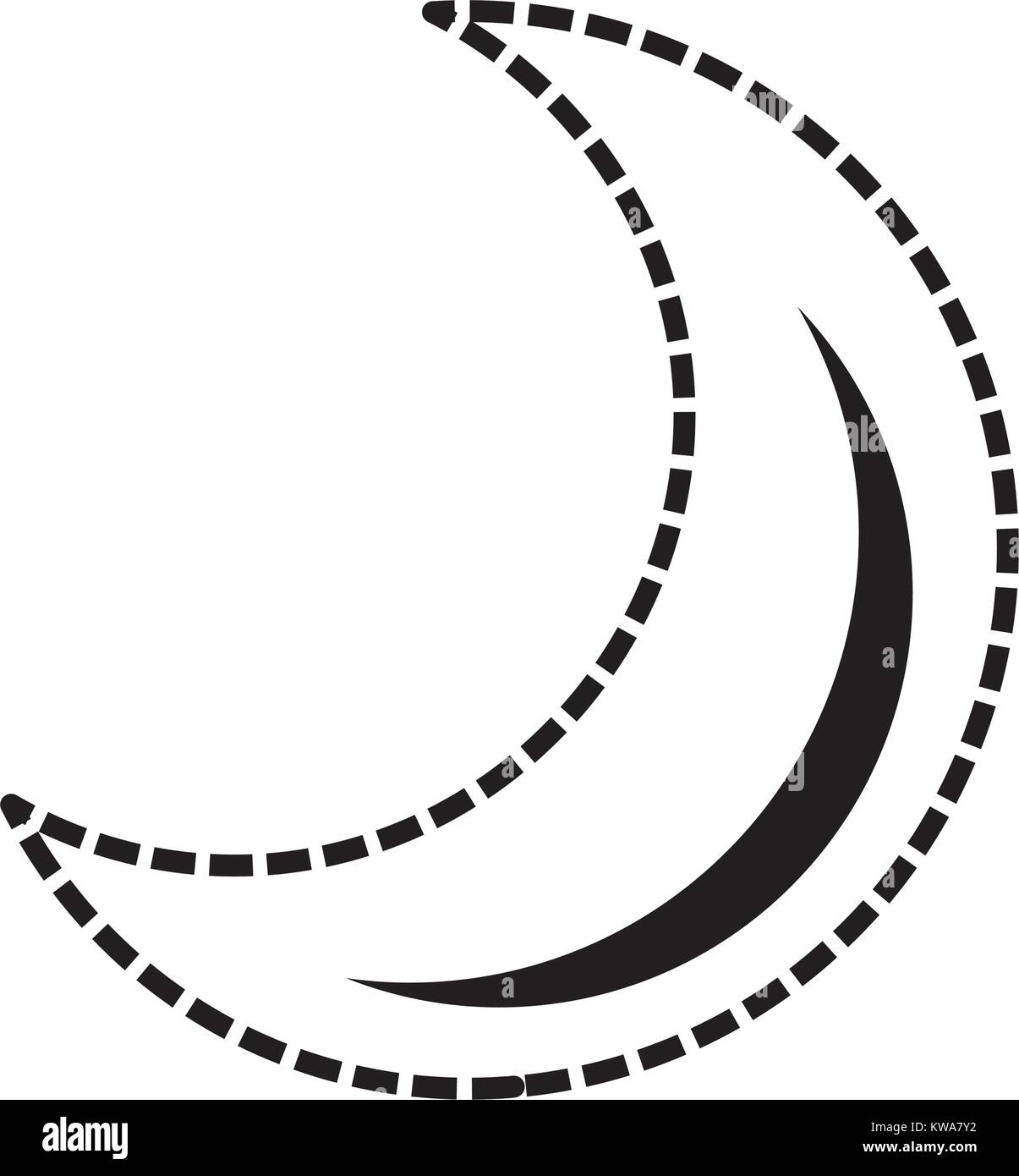 Waning gibbous phase Stock Vector Images - Alamy