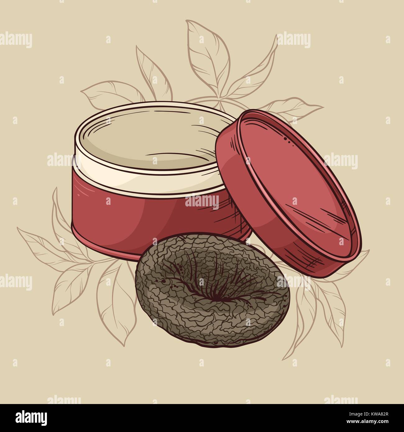 Dark leaf on black background Stock Vector Images - Alamy