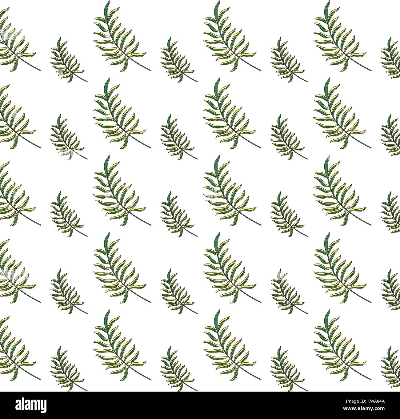 Leaves pattern background Stock Vector Image & Art - Alamy