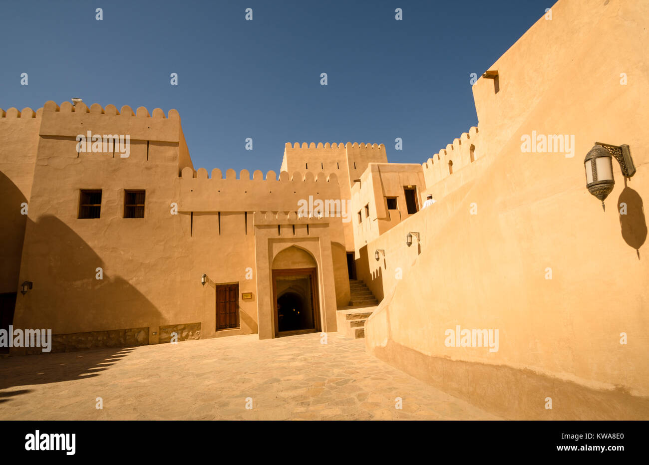 Nizwa, Oman panorama fort Arabian Peninsula. Nizwa was the capital of ...