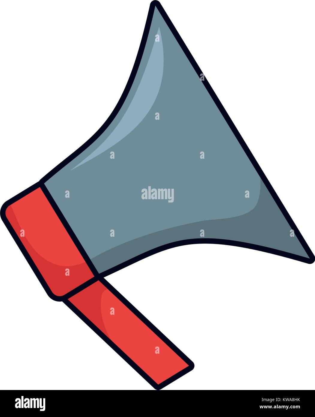 Bullhorn advertising symbol Stock Vector Image & Art - Alamy