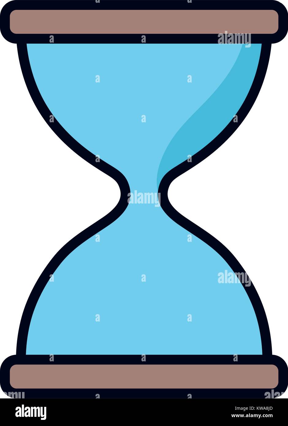 Empty Hourglass Clipart