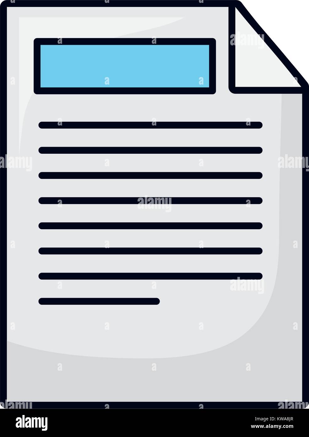 sheet bent corner Stock Vector Image & Art - Alamy