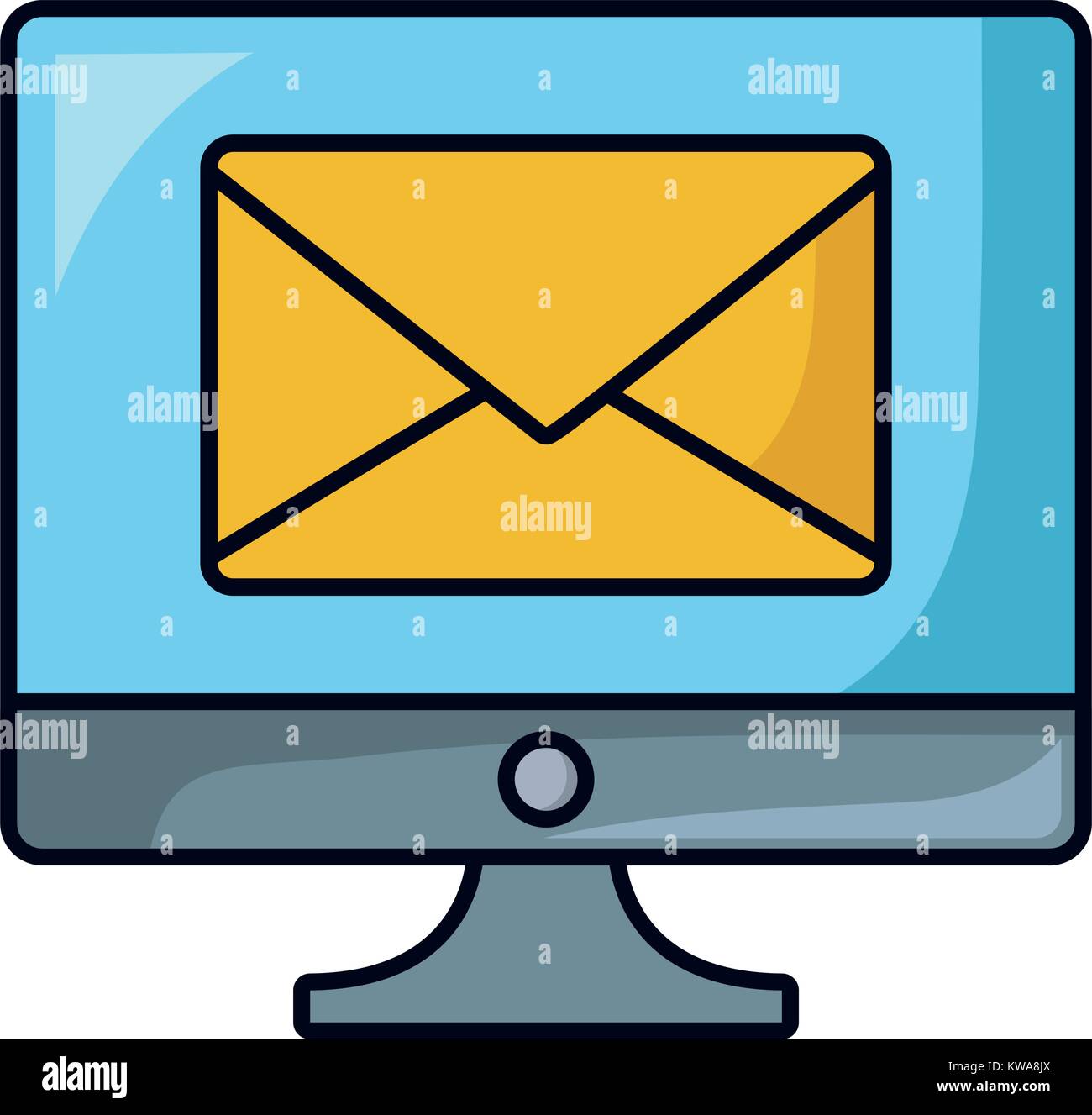 Email computer symbol Stock Vector Image & Art - Alamy