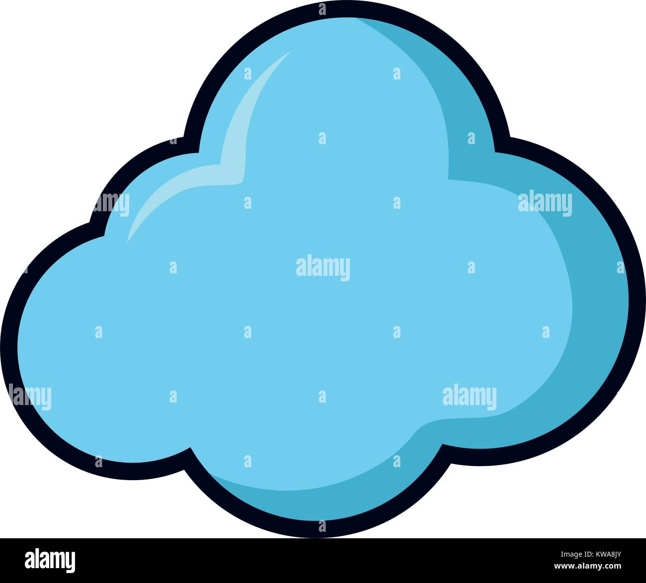 Cloud Weather Symbol Stock Vector Image And Art Alamy