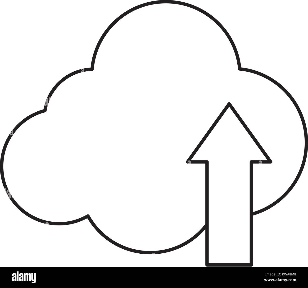 Cloud computing symbol Stock Vector Image & Art - Alamy