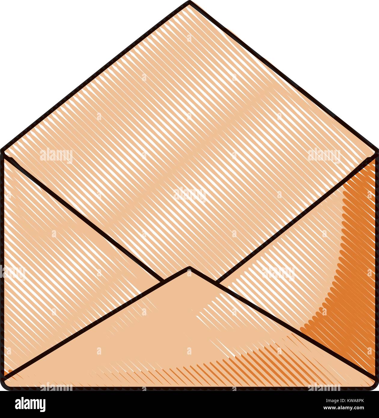 Mail open symbol Stock Vector Image & Art - Alamy