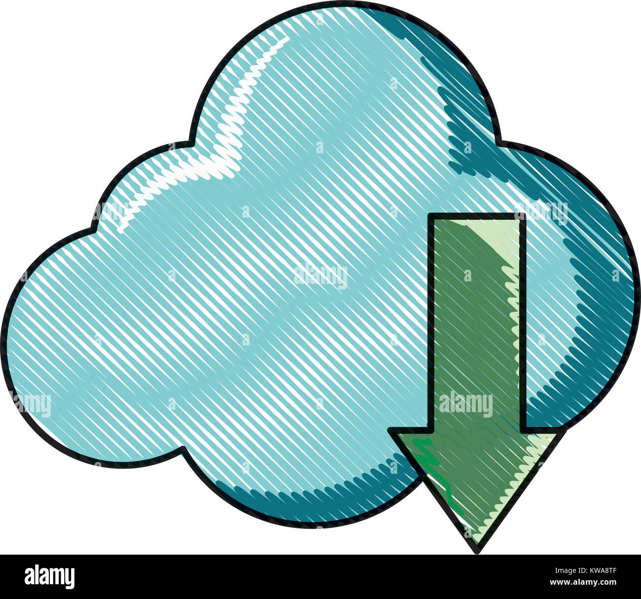 Cloud computing symbol Stock Vector Image & Art - Alamy
