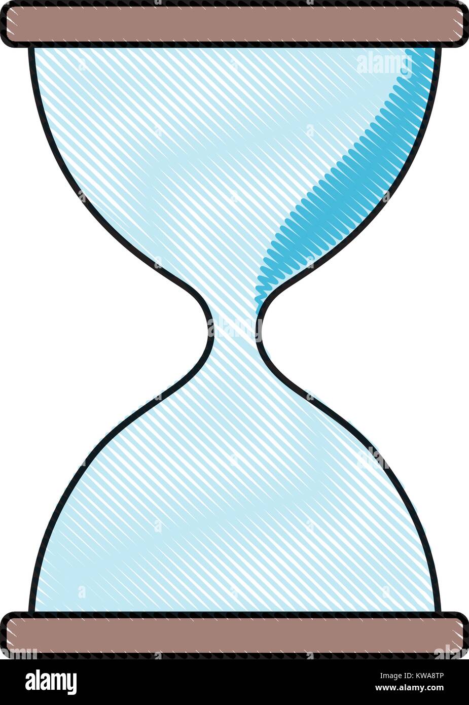 Hourglass empty isolated Stock Vector Image & Art - Alamy