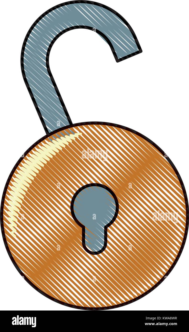 Padlock unlocked symbol Stock Vector Image & Art - Alamy