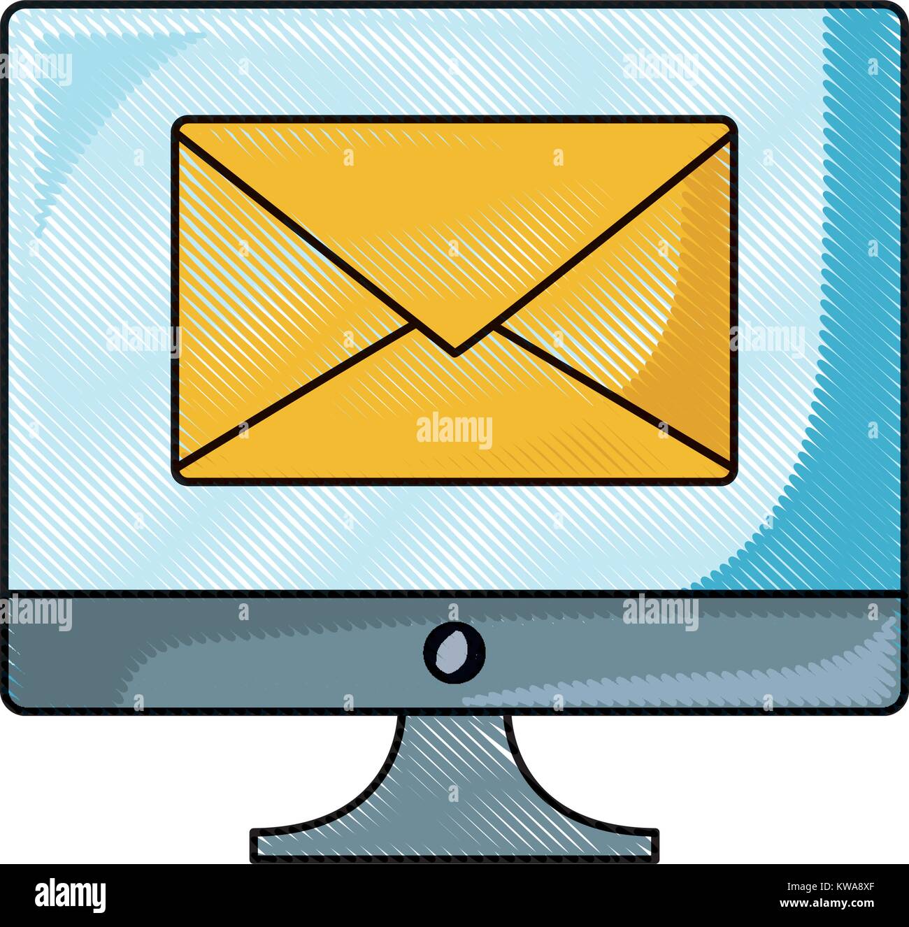 Email computer symbol Stock Vector Image & Art - Alamy