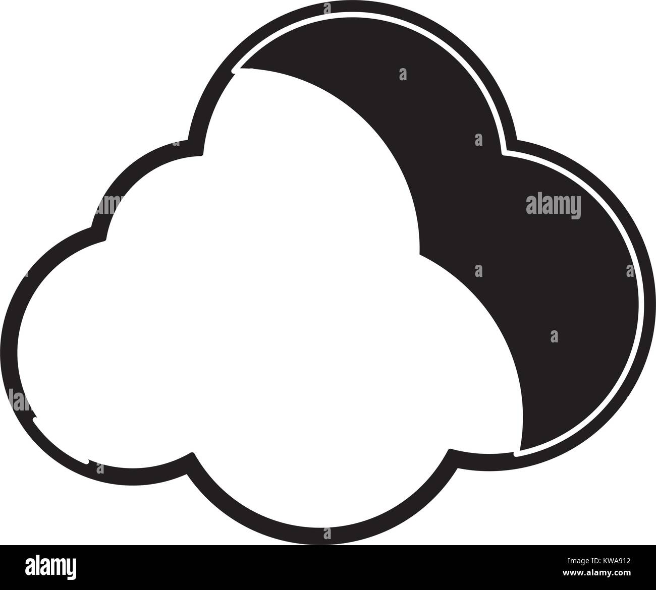 Cloud Weather Symbol Stock Vector Image And Art Alamy