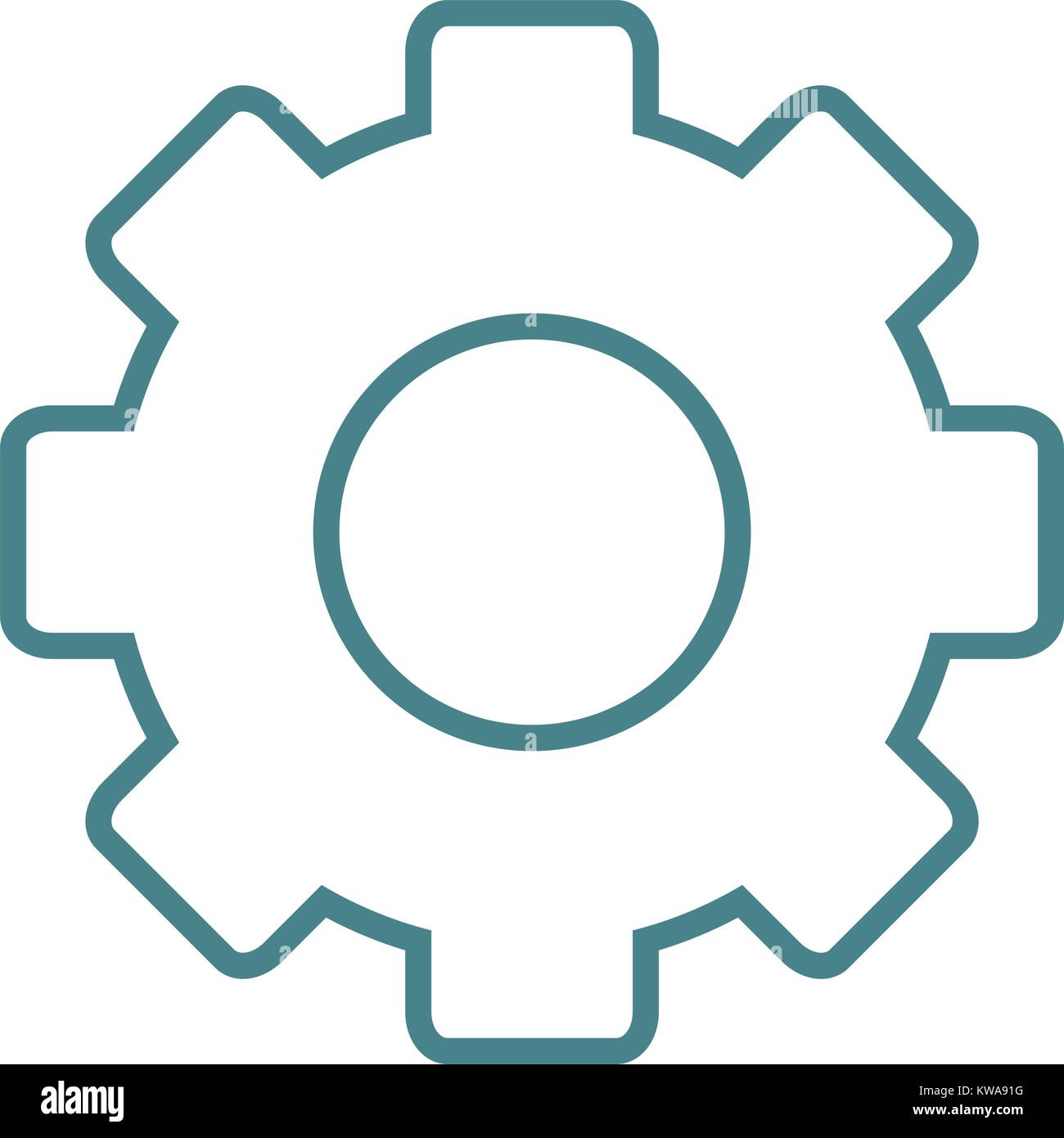 Gear machinery piece Stock Vector Image & Art - Alamy