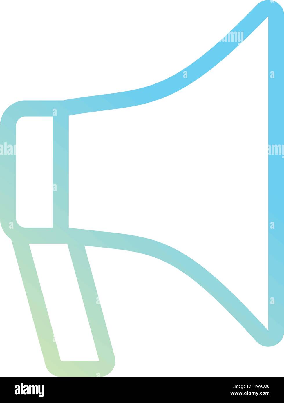 Bullhorn advertising symbol Stock Vector Image & Art - Alamy