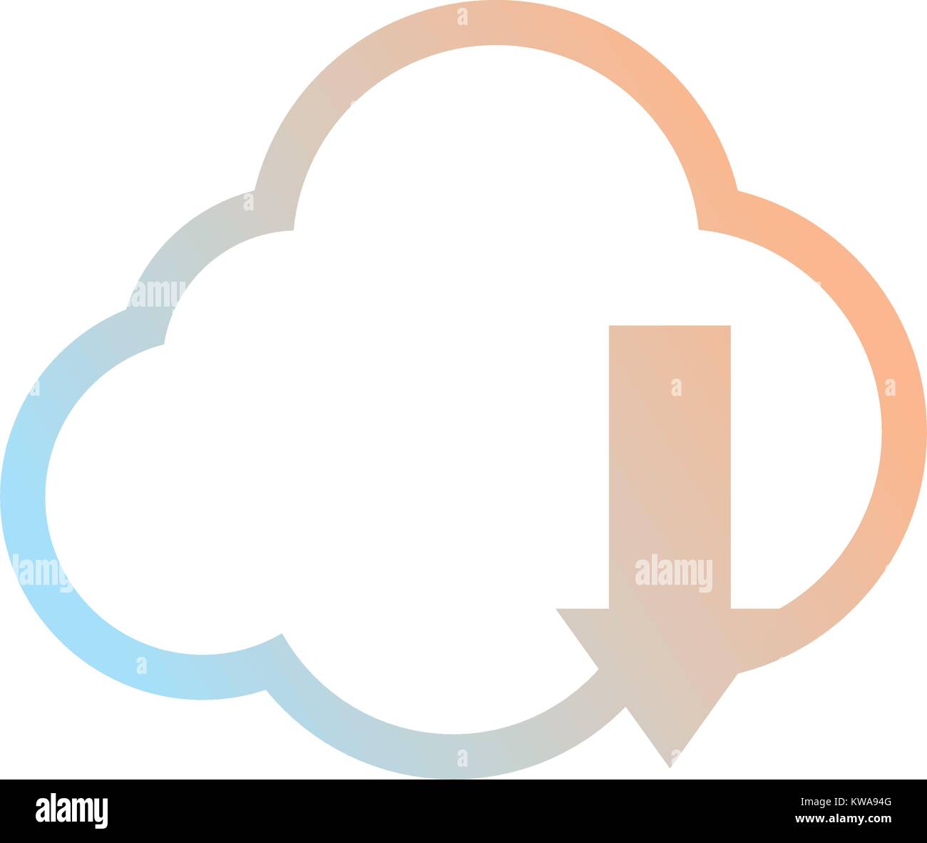 Cloud computing symbol Stock Vector Image & Art - Alamy