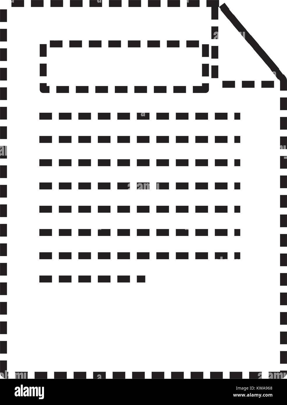 sheet bent corner Stock Vector Image & Art - Alamy