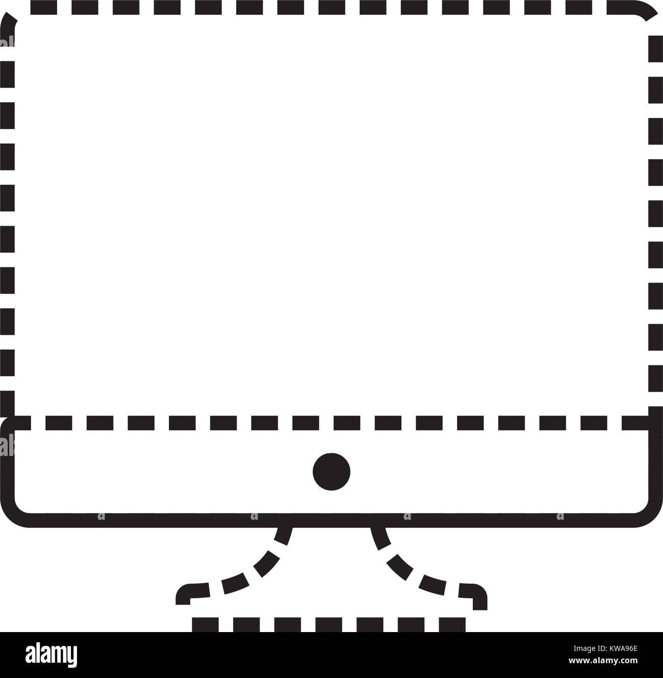 Computer screen technology Stock Vector Image & Art - Alamy