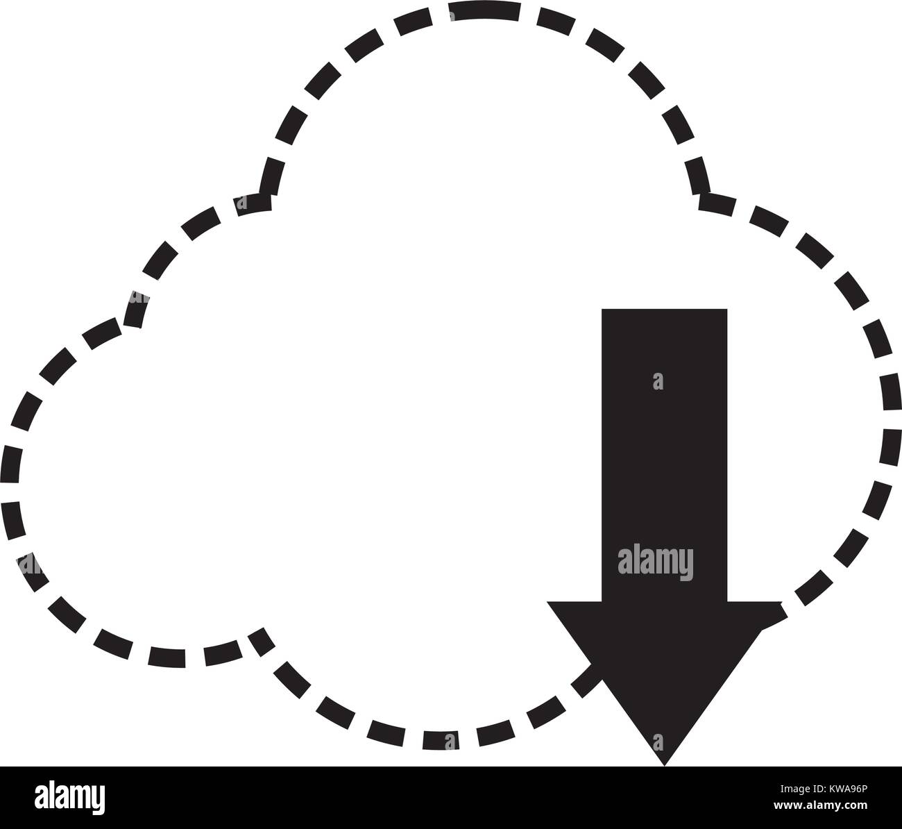 Cloud computing symbol Stock Vector Image & Art - Alamy
