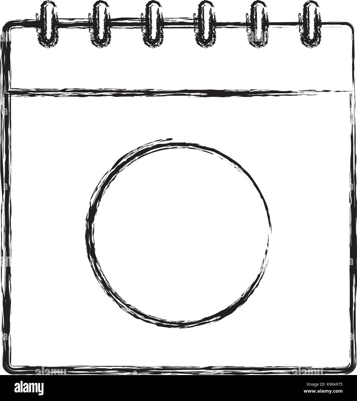 Draw calendar date month plan Stock Vector Images - Alamy