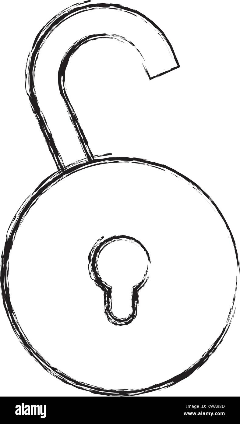 Padlock unlocked symbol Stock Vector Image & Art - Alamy